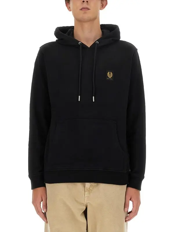 Belstaff Sweatshirt With Logo - Black