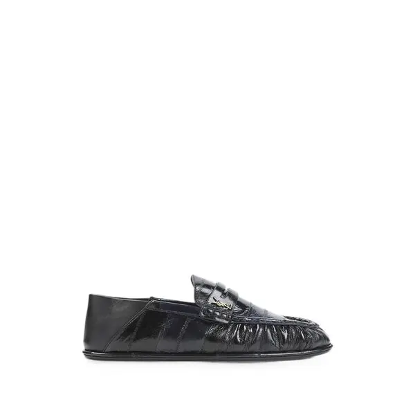 Saint Laurent Leather Loafers - Blue