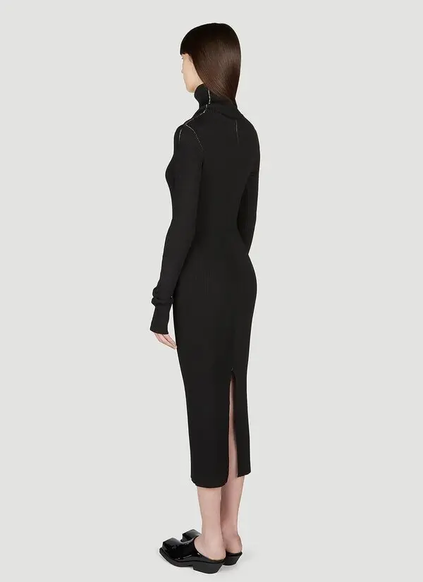 Marni Roll Neck Midi Dress