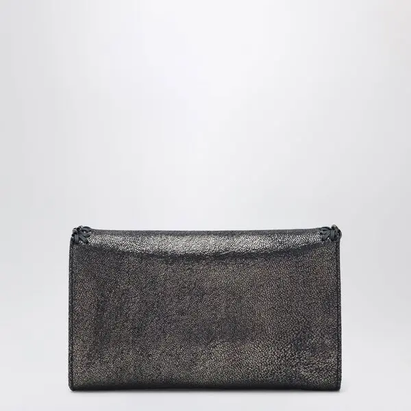 Stella McCartney Dark Navy Falabella Chain Wallet - Blue
