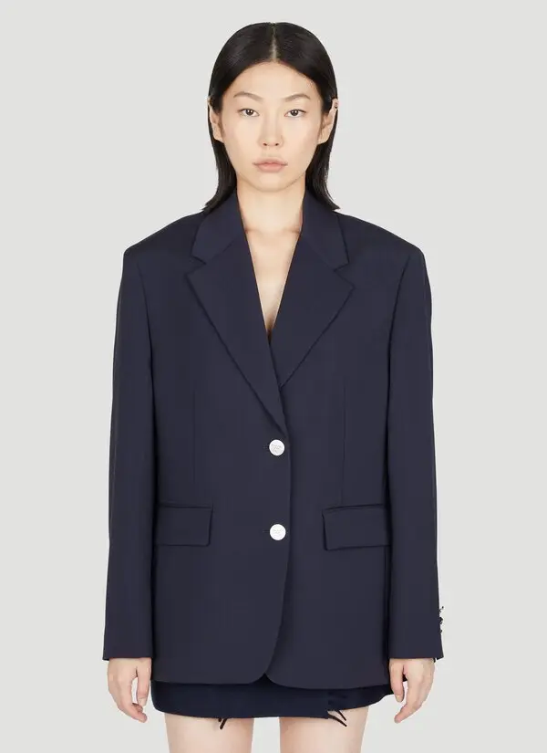 Prada Wool Mohair Suit Blazer