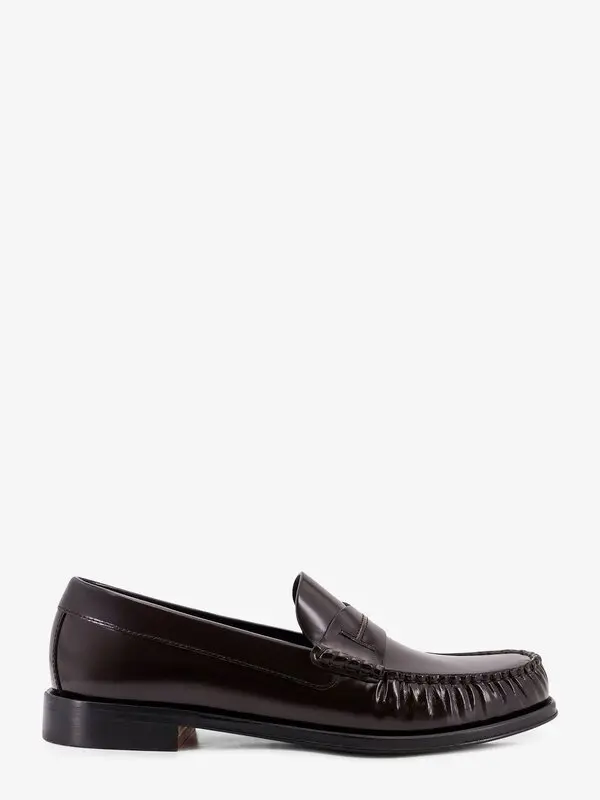 TOM FORD Leather Loafer - Brown