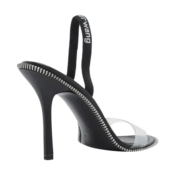 Alexander Wang Nova Pvc Pump Sandals - Black