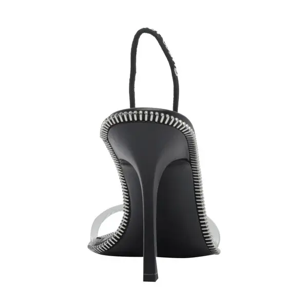 Alexander Wang Nova Pvc Pump Sandals - Black