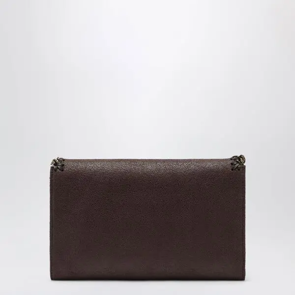 Stella McCartney Mahogany Falabella Chain Wallet - Brown