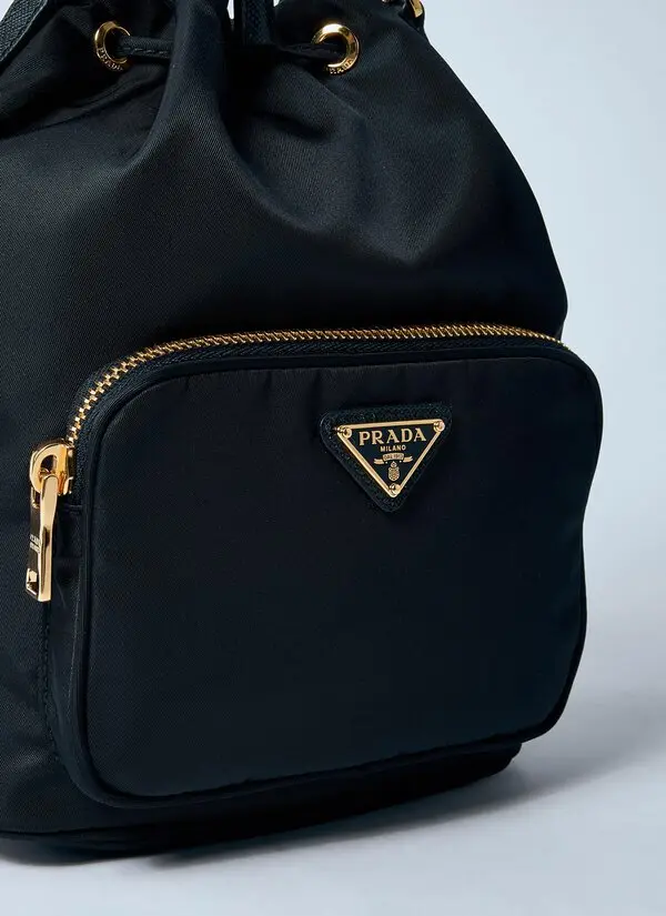 Prada Re-nylon Bucket Bag - Black