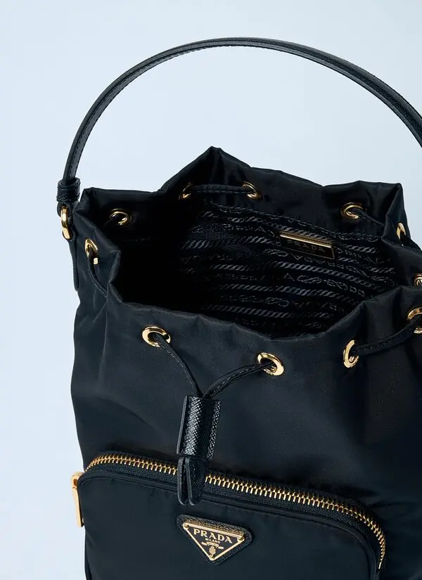 Prada Re-nylon Bucket Bag - Black