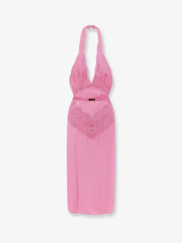 Gucci Silk Satin Midi Dress - Multicolor