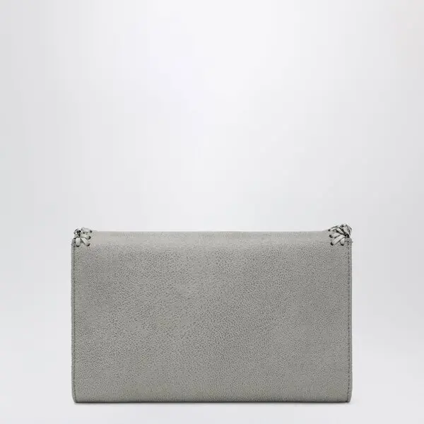 Stella McCartney Light Grey Falabella Crossbody Wallet Bag - Gray
