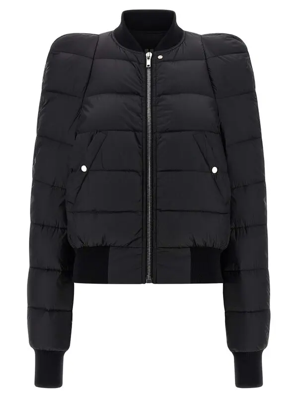 Rick Owens Duvet Flight' Bomber Jacket - Black