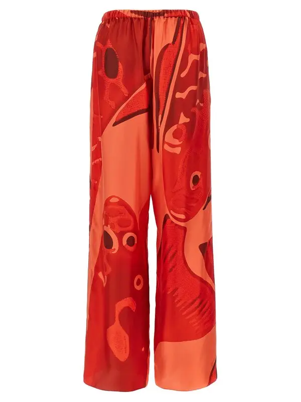 FERRAGAMO Palazzo Silk Pants