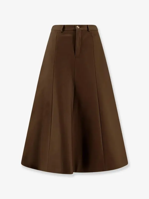 Celine Green Cotton Skirt