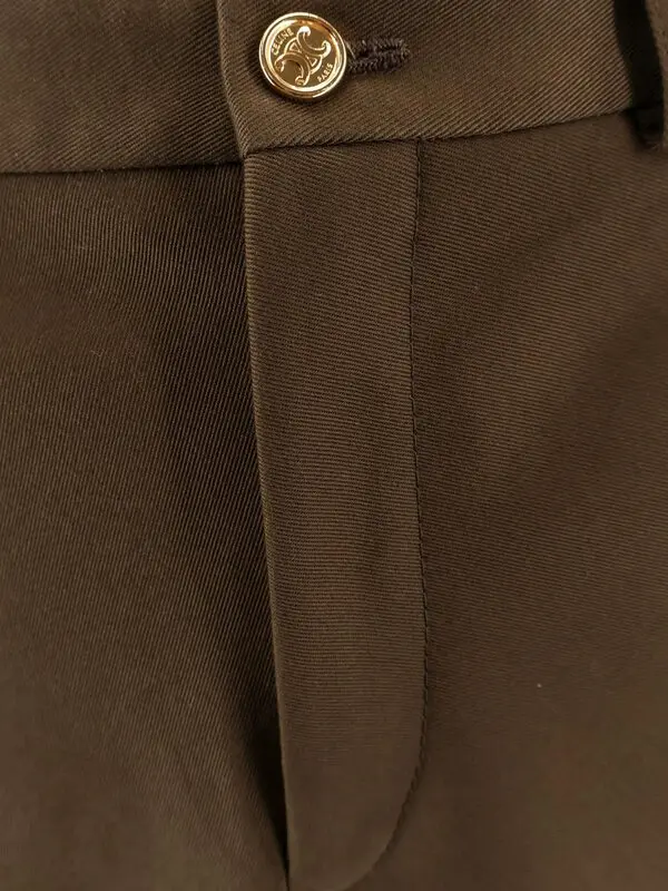 Celine Green Cotton Skirt
