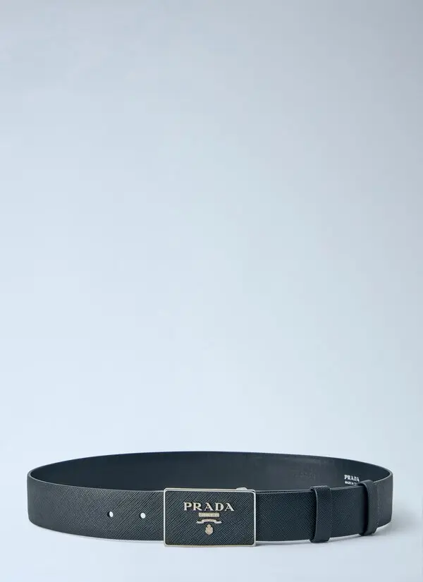 Prada Saffiano Leather Belt