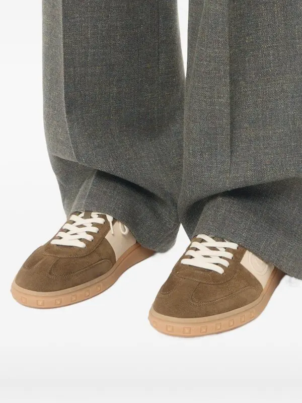 Valentino Garavani Upvillage Suede Leather Sneakers - Multicolor