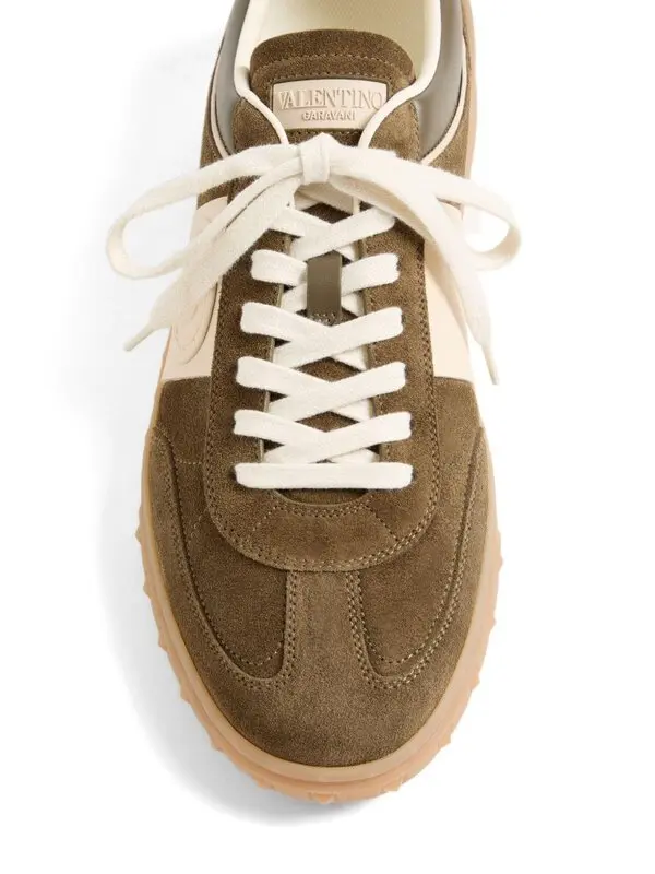 Valentino Garavani Upvillage Suede Leather Sneakers - Multicolor