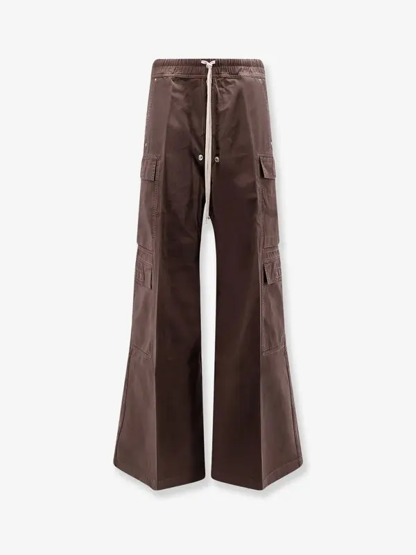 Rick Owens Double Cargo Jumbo Organic Cotton Trousers