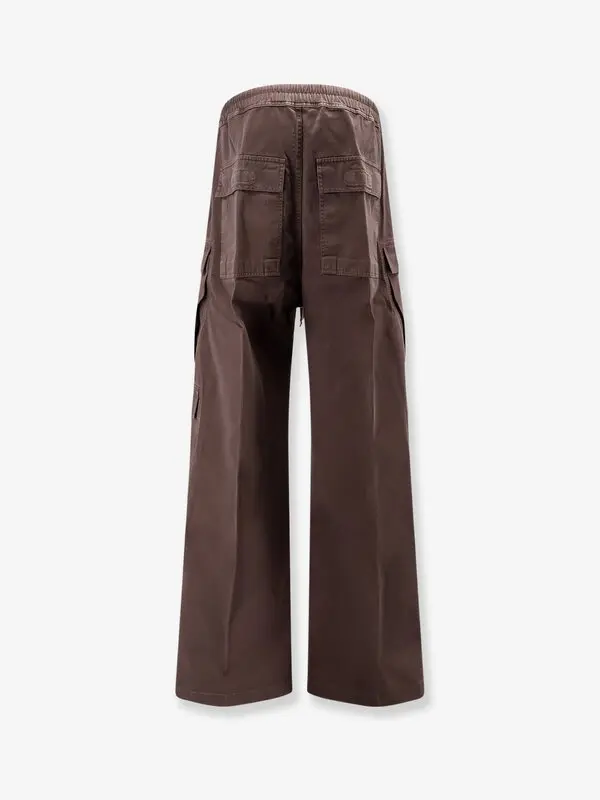 Rick Owens Double Cargo Jumbo Organic Cotton Trousers
