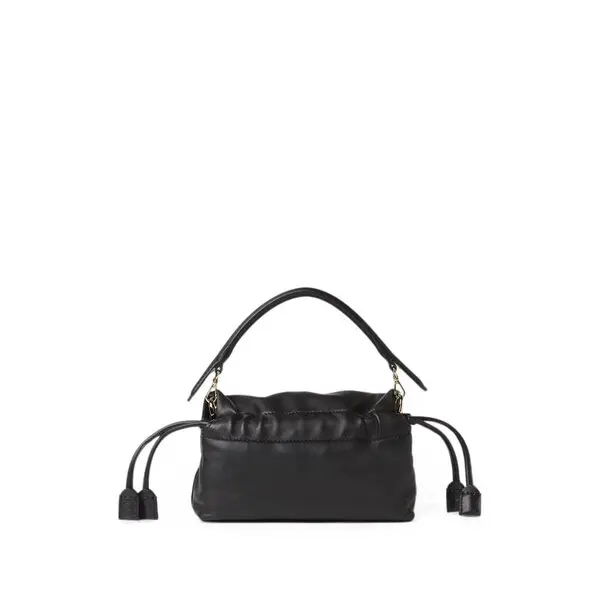 Fendi Nappa Leather Tote Bag - Black
