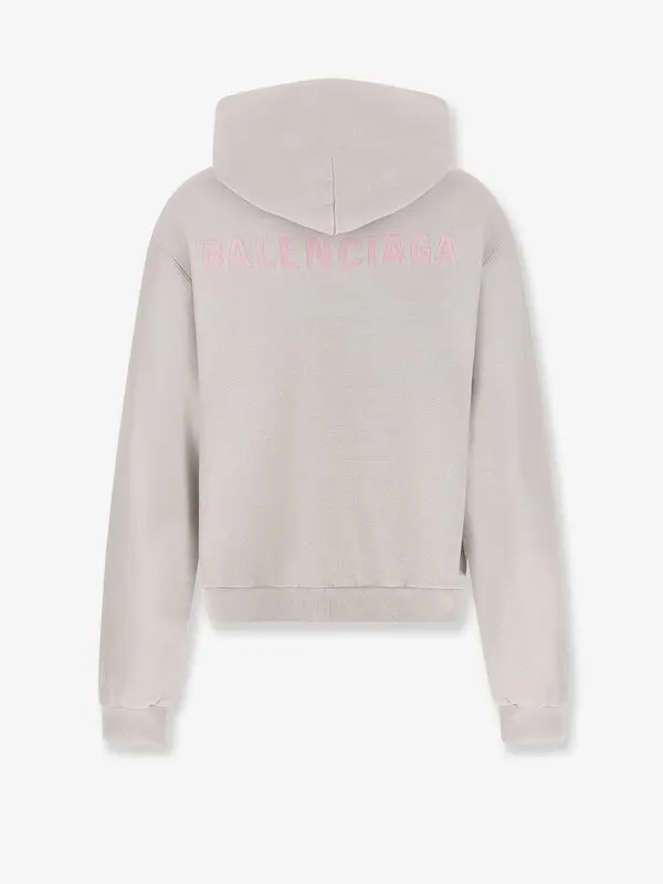 Balenciaga Cotton Hooded Sweatshirt - Multicolor