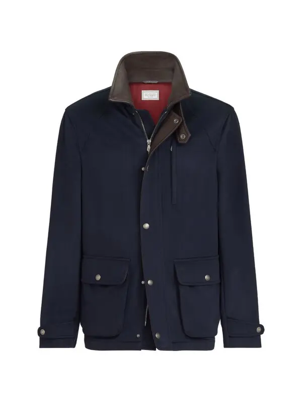 Brunello Cucinelli Wool Caban Coat