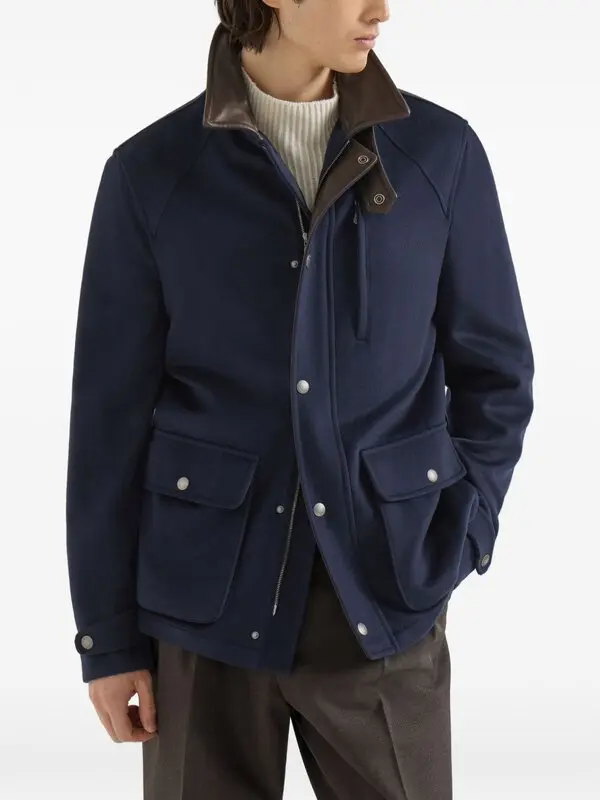 Brunello Cucinelli Wool Caban Coat