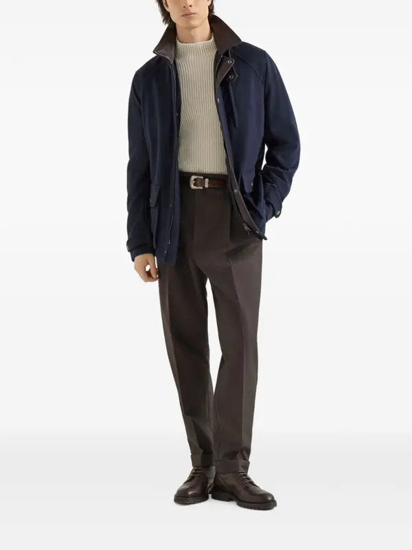 Brunello Cucinelli Wool Caban Coat