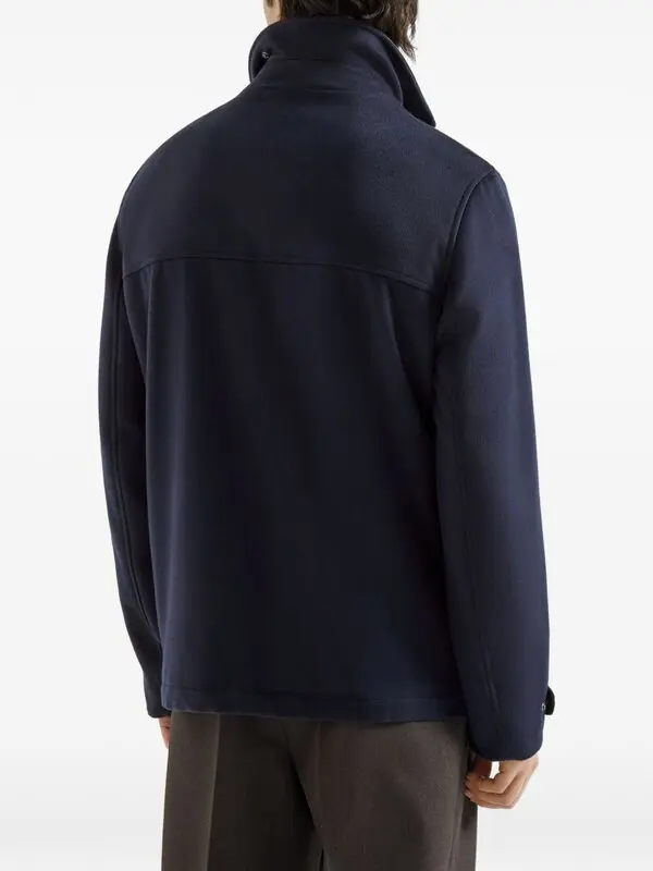Brunello Cucinelli Wool Caban Coat