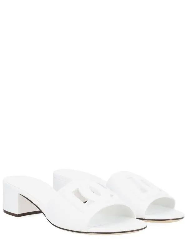 Dolce & Gabbana Heeled Sandals - White