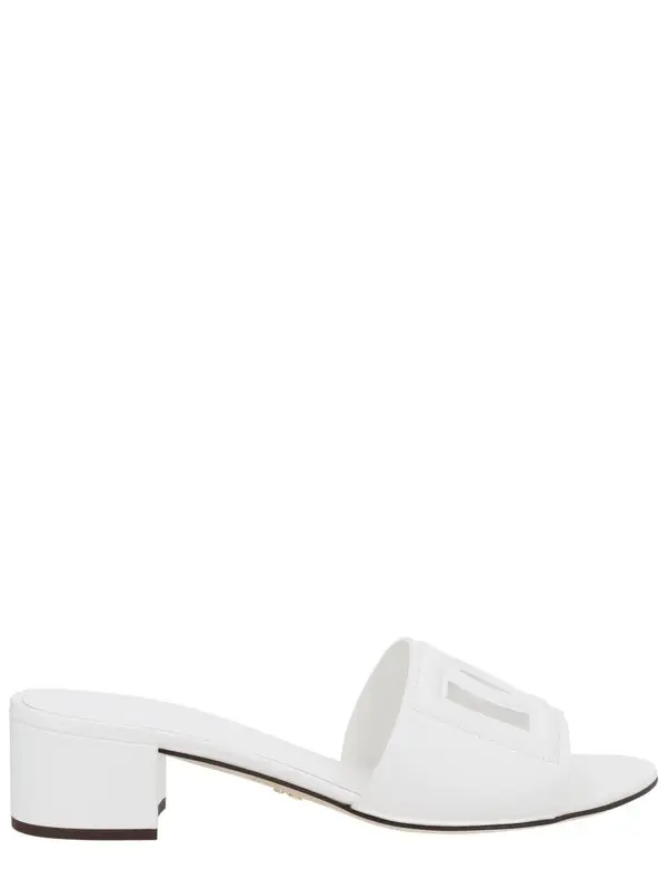 Dolce & Gabbana Heeled Sandals - White
