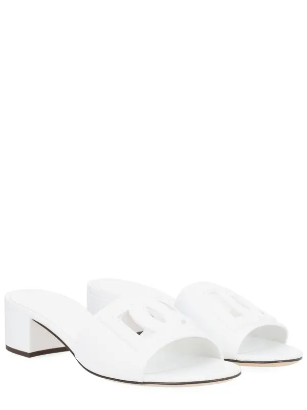 Dolce & Gabbana Heeled Sandals - White