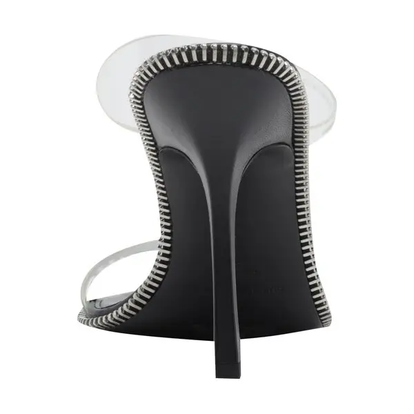 Alexander Wang Nova Double Strap Heeled Sandals - Black