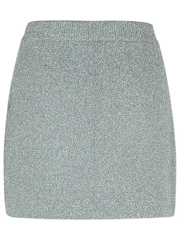GANNI Sparkle' Wool Blend Miniskirt