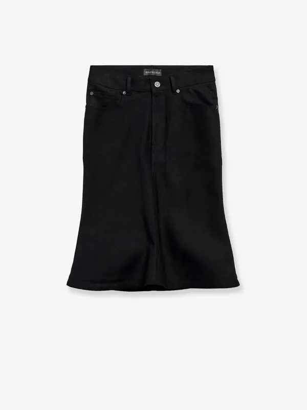 Balenciaga Cotton Midi Skirt