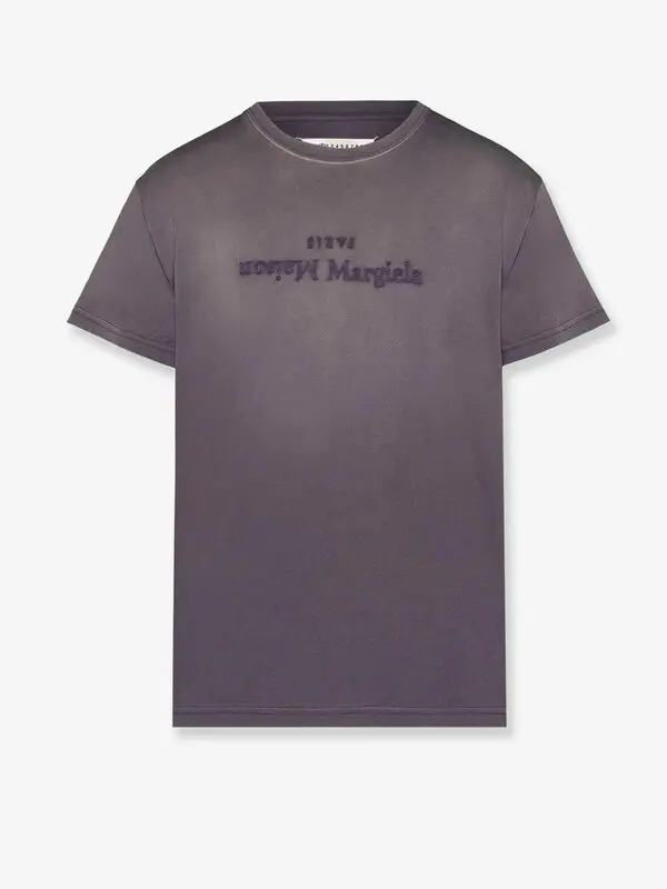 MAISON MARGIELA Cotton T-shirt With Rewashed Effect - Multicolor