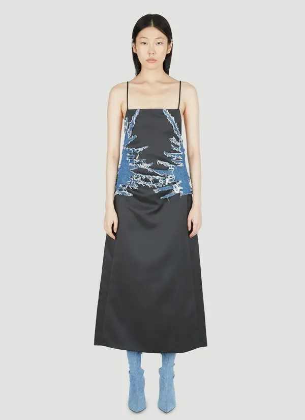 Y/project Satin Whisker Dress