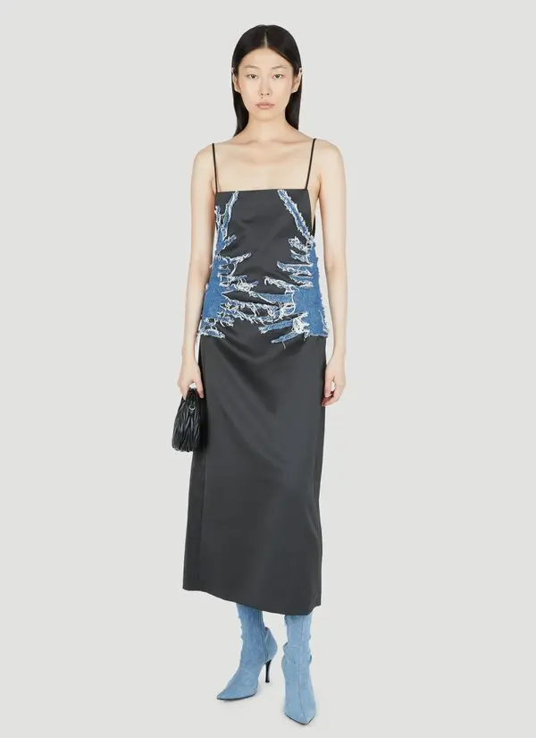 Y/project Satin Whisker Dress