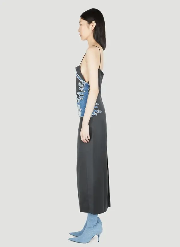 Y/project Satin Whisker Dress