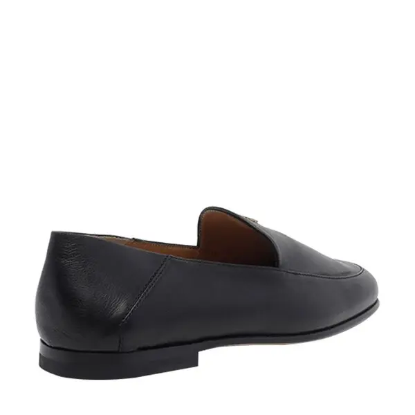 TOD'S Logo Leather Sabot Loafers