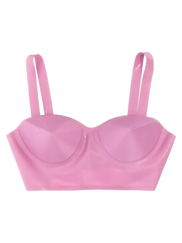 MAISON MARGIELA Latex Bra - Pink