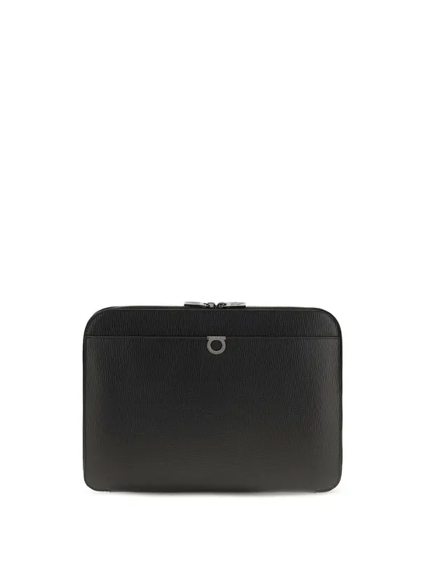 FERRAGAMO Gancini Document Holder - Black