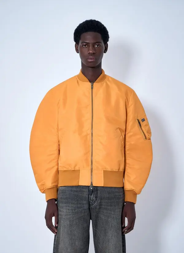 Martine Rose Bomber Jacket With Ribbed Trims