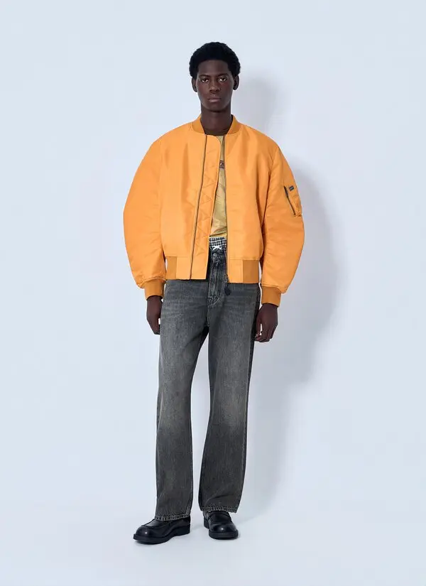 Martine Rose Bomber Jacket With Ribbed Trims