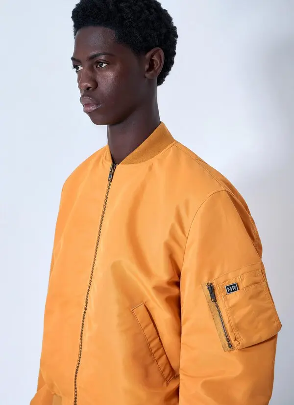Martine Rose Bomber Jacket With Ribbed Trims