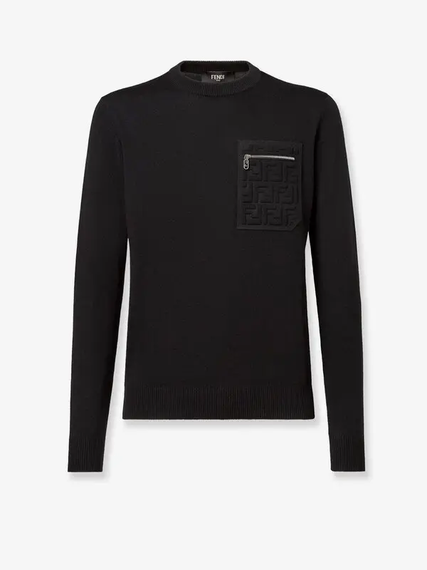 Fendi Virgin Wool Sweater - Multicolor