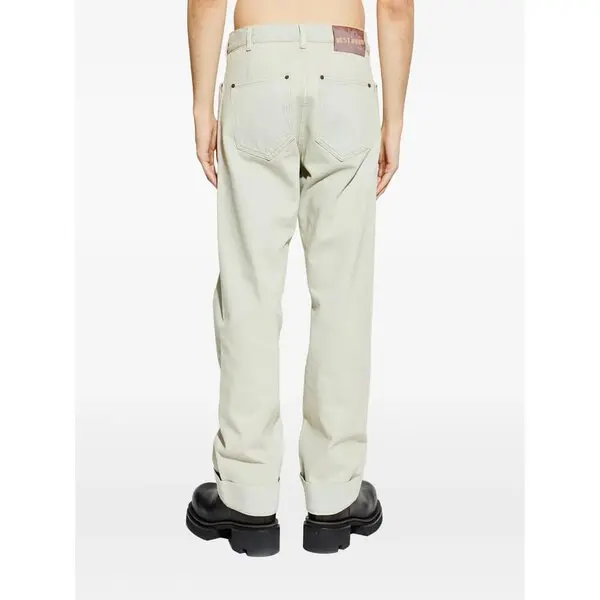 VIVIENNE WESTWOOD Neutrals Denim Regular & Straight-leg Jeans - Cream