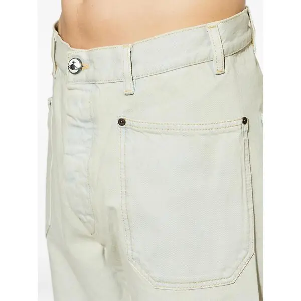 VIVIENNE WESTWOOD Neutrals Denim Regular & Straight-leg Jeans - Cream