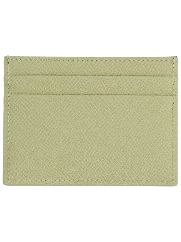 Dolce & Gabbana Leather Card Holder - Green