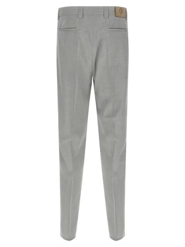 Brunello Cucinelli Mélange Wool Pants