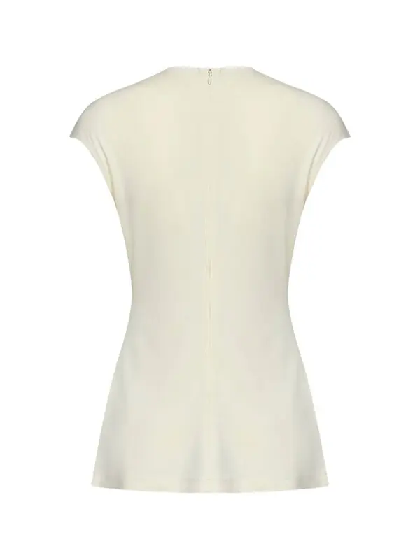 TOTEME Ecru Fluid Jersey Everyday Top